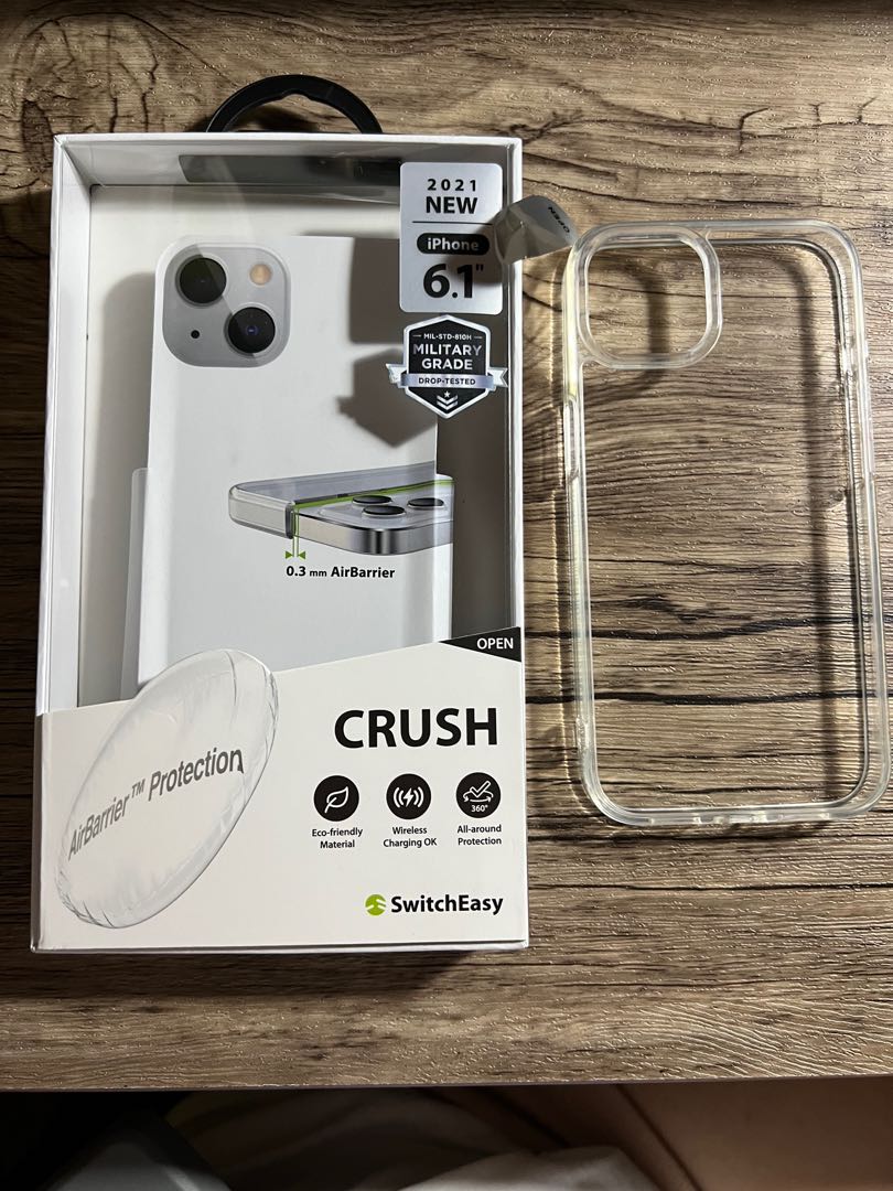 iPhone 13 Case - Switcheasy Crush (Transparent), Mobile Phones & Gadgets, Mobile & Gadget ...