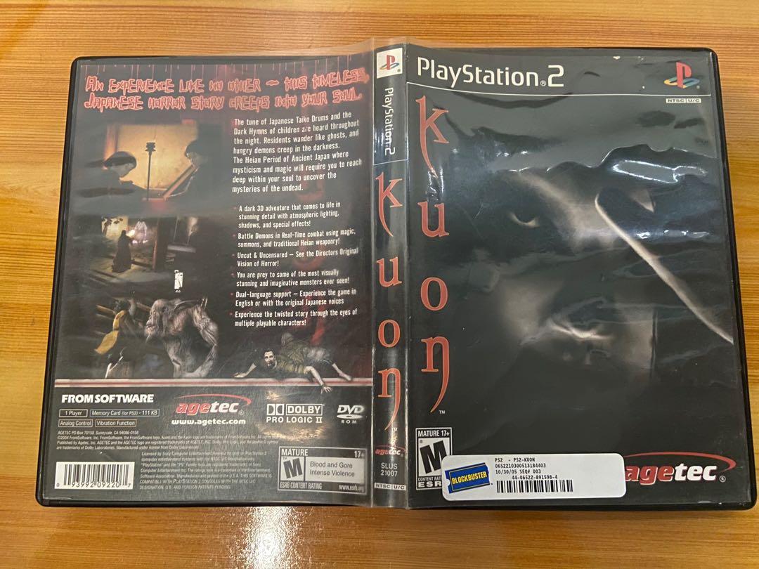 Kuon PS2 game, Video Gaming, Video Games, PlayStation on Carousell