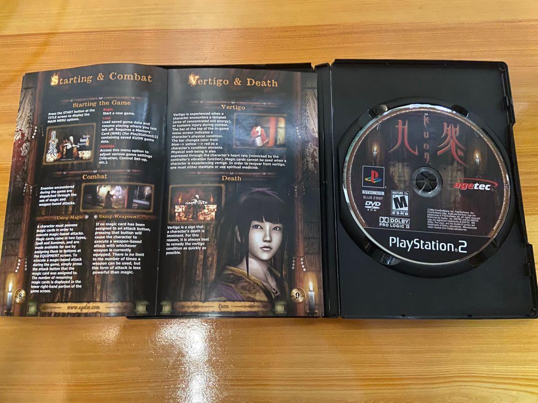 Kuon PS2 game, Video Gaming, Video Games, PlayStation on Carousell
