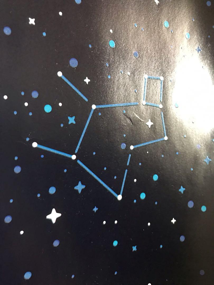 Kurzgesagt World Map & Starry Night Poster, Hobbies & Toys, Stationery ...