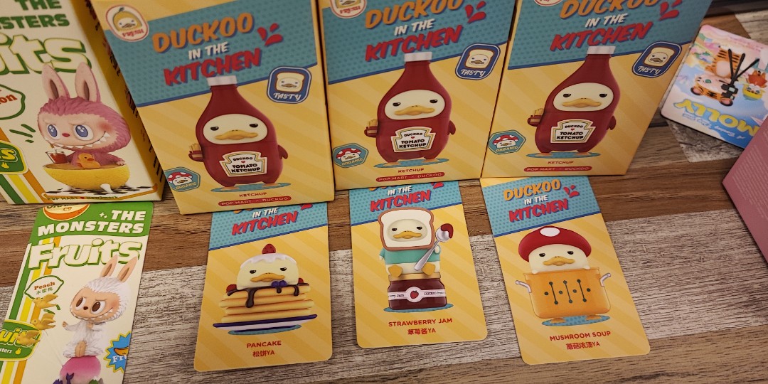 Labubu fruit series and duckoo in the kitchen blind box, Hobbies & Toys ...