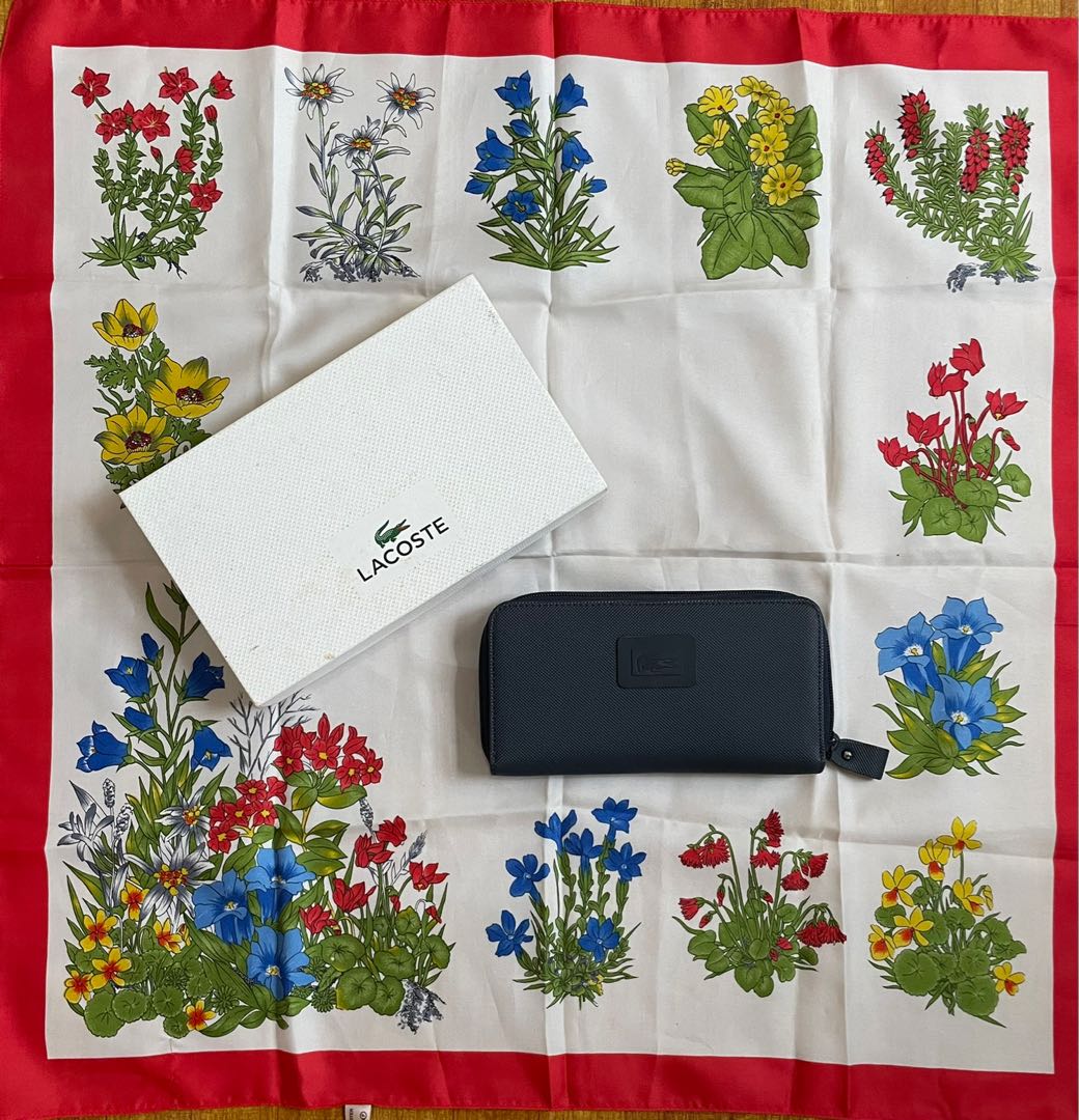 Lacoste Large Zip PVC wallet, Women's Fashion, Bags & Wallets, Wallets ...