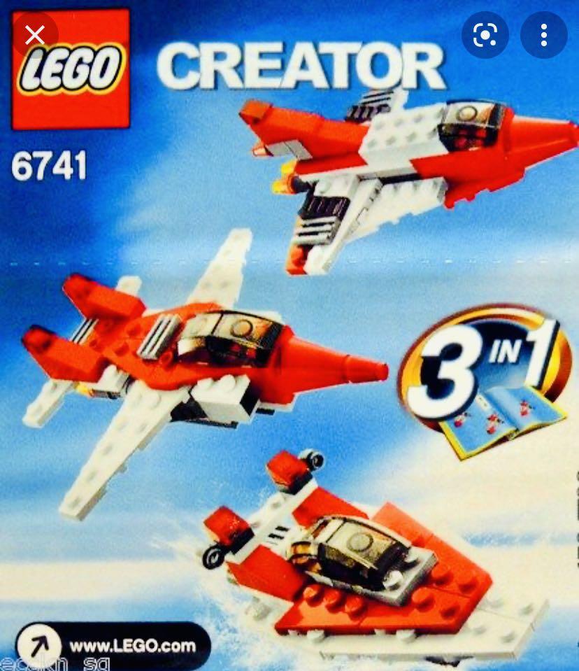 Lego Creator 6741 Mini Jet (3 in 1), Hobbies & Toys, Toys & Games on ...