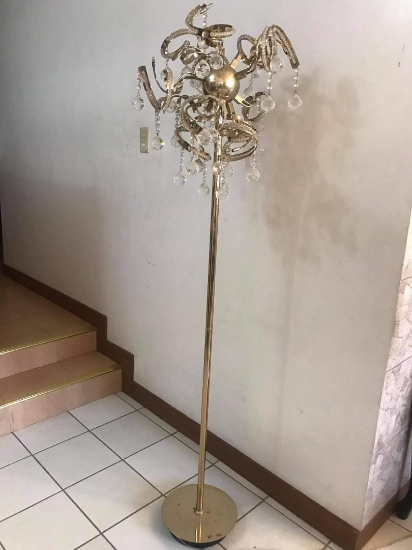 Crystal Tree Floor Lamp, Furniture & Home Living, Lighting & Fans ...