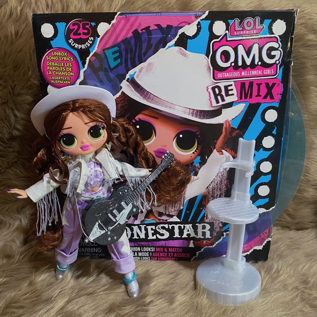 LOL Surprise OMG Doll Remix Lonestar Doll and Complete Accessories ...