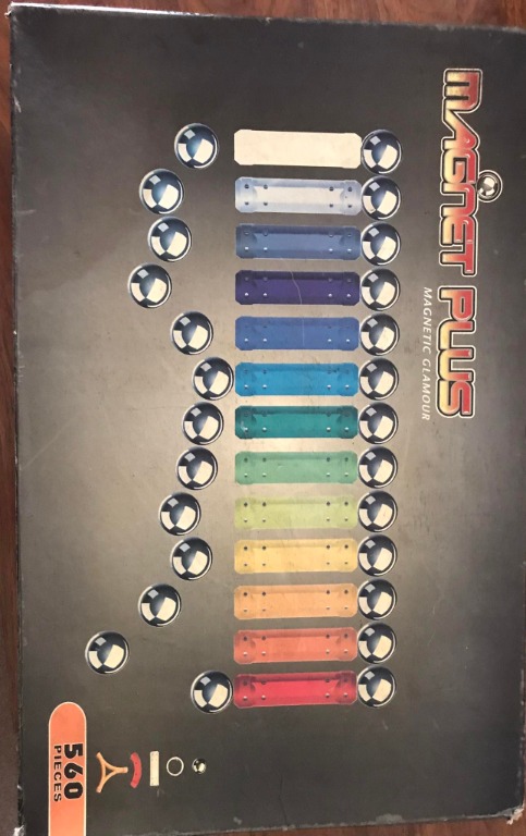 MAGNET PLUS magnet toys 560pcs, Hobbies & Toys, Toys & Games on Carousell