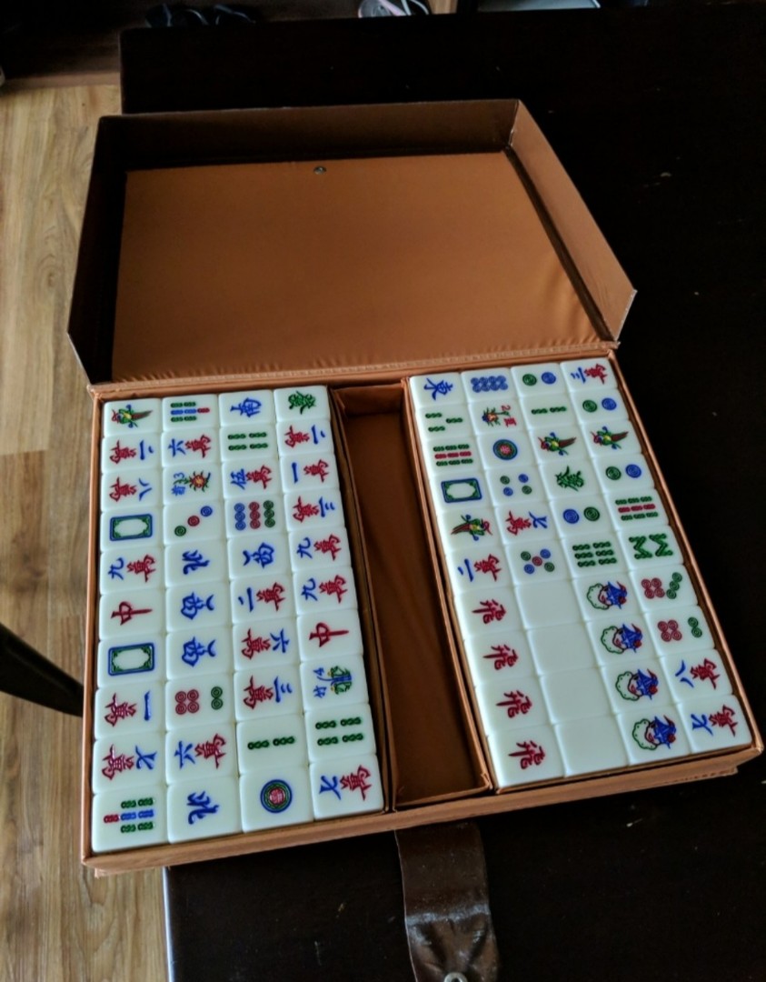 Mahjong A2 Beautiful Orange, Hobbies & Toys, Toys & Games on Carousell