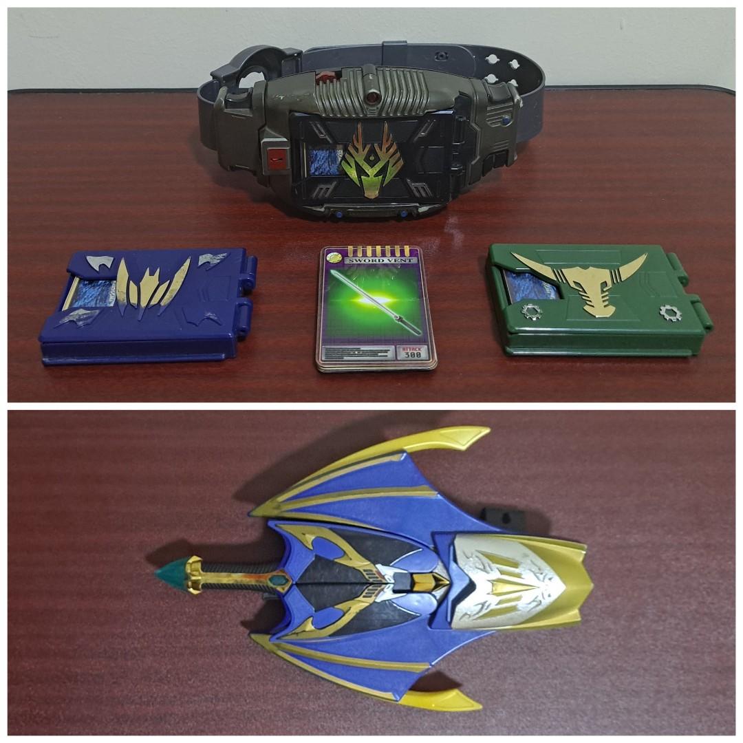 Masked Rider/Kamen Rider Ryuki DX V-Buckle with Three Decks,12 Advent ...