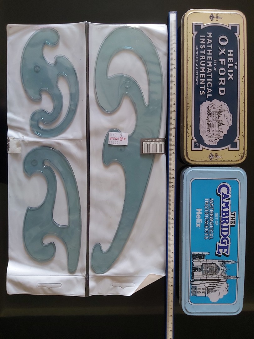 Free Mathematical Instruments, French Curve Rulers and Flexible Ruler ...
