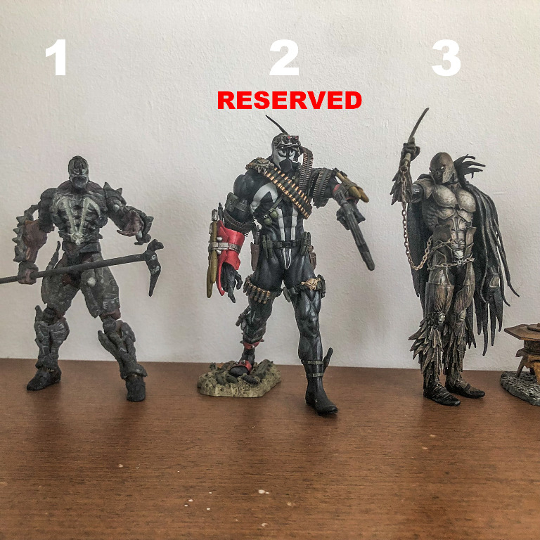 McFarlane Spawn : Battleclad, Commando, Raven & Medieval, Hobbies ...
