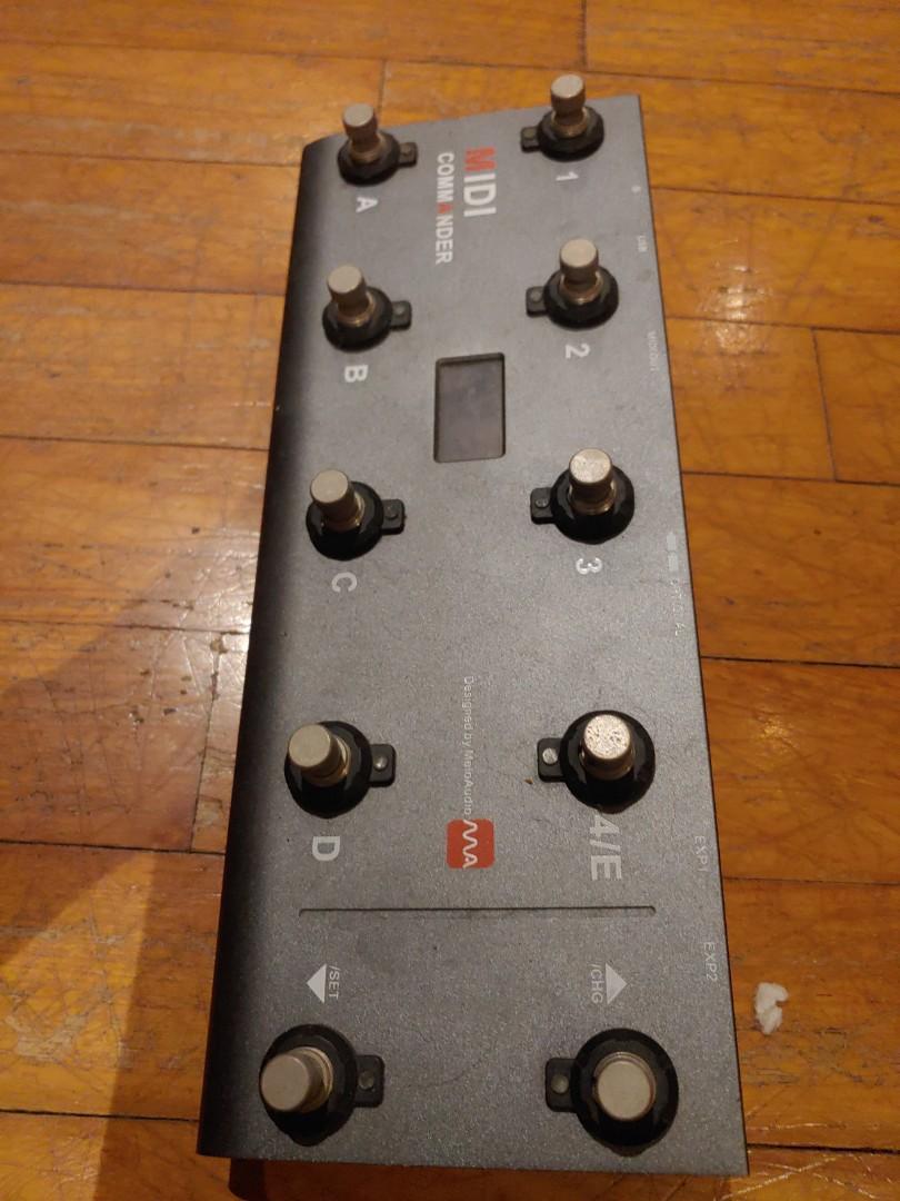 MeloAudio MIDI Commander Guitar Floor Multi-Effects Portable USB MIDI ...