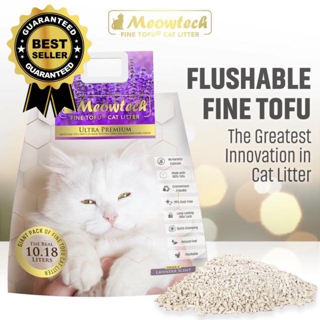 Meowtech Tofu Cat Littersand, Pet Supplies, Health & Grooming on Carousell