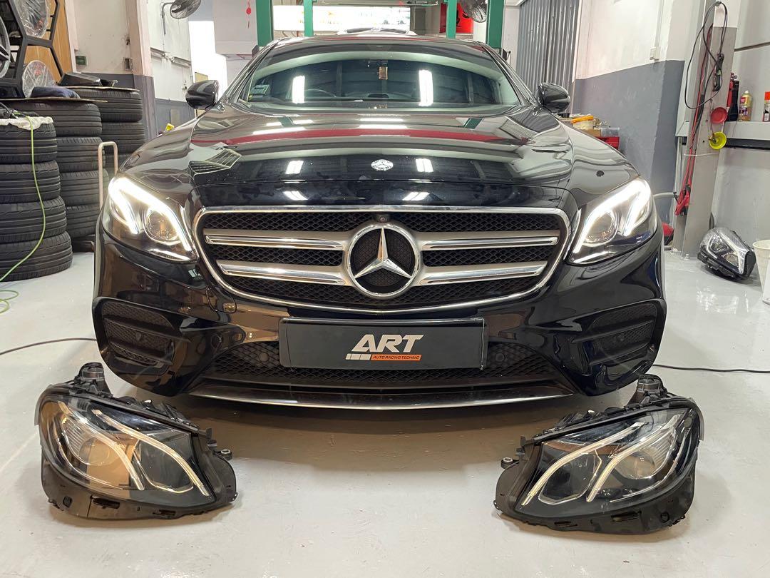 Mercedes Benz W213 Original ILS LED headlamps upgrading or Facelifted ...
