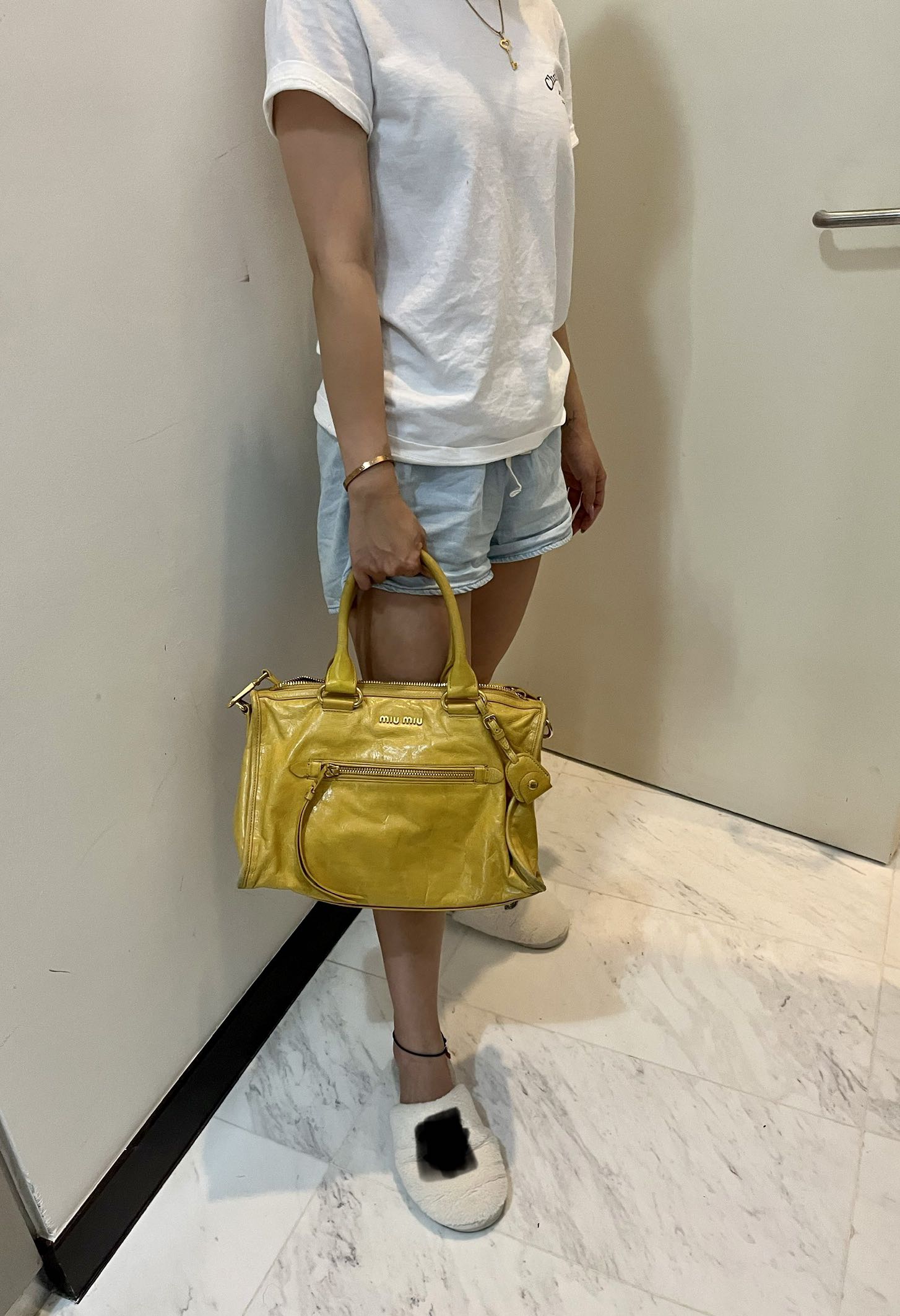 Miu Miu shoulder bag in Mustard colour, Women's Fashion, Bags & Wallets ...
