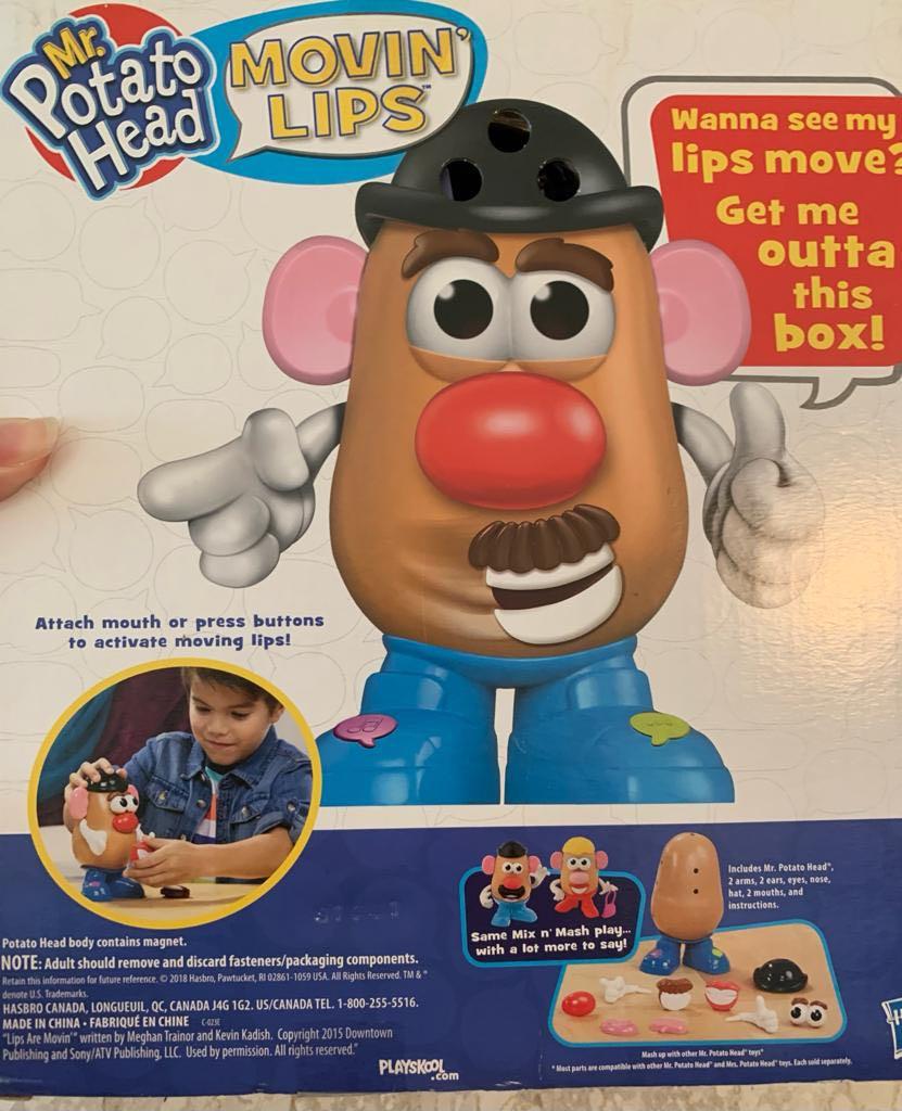 Mr Potato Head-moving lips, Hobbies & Toys, Toys & Games on Carousell