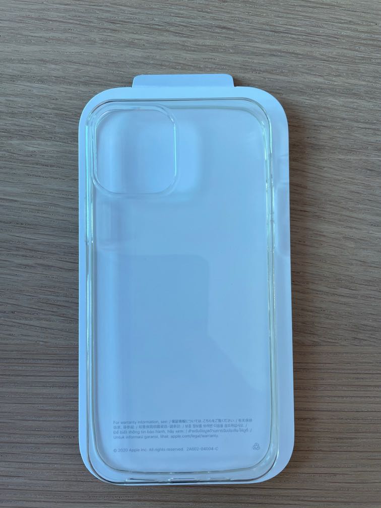 Muji Japan iPhone 12/12 Pro clear silicone case, Mobile Phones ...