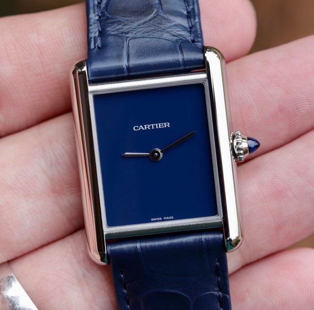 Must de Cartier Blue, Luxury, Watches on Carousell
