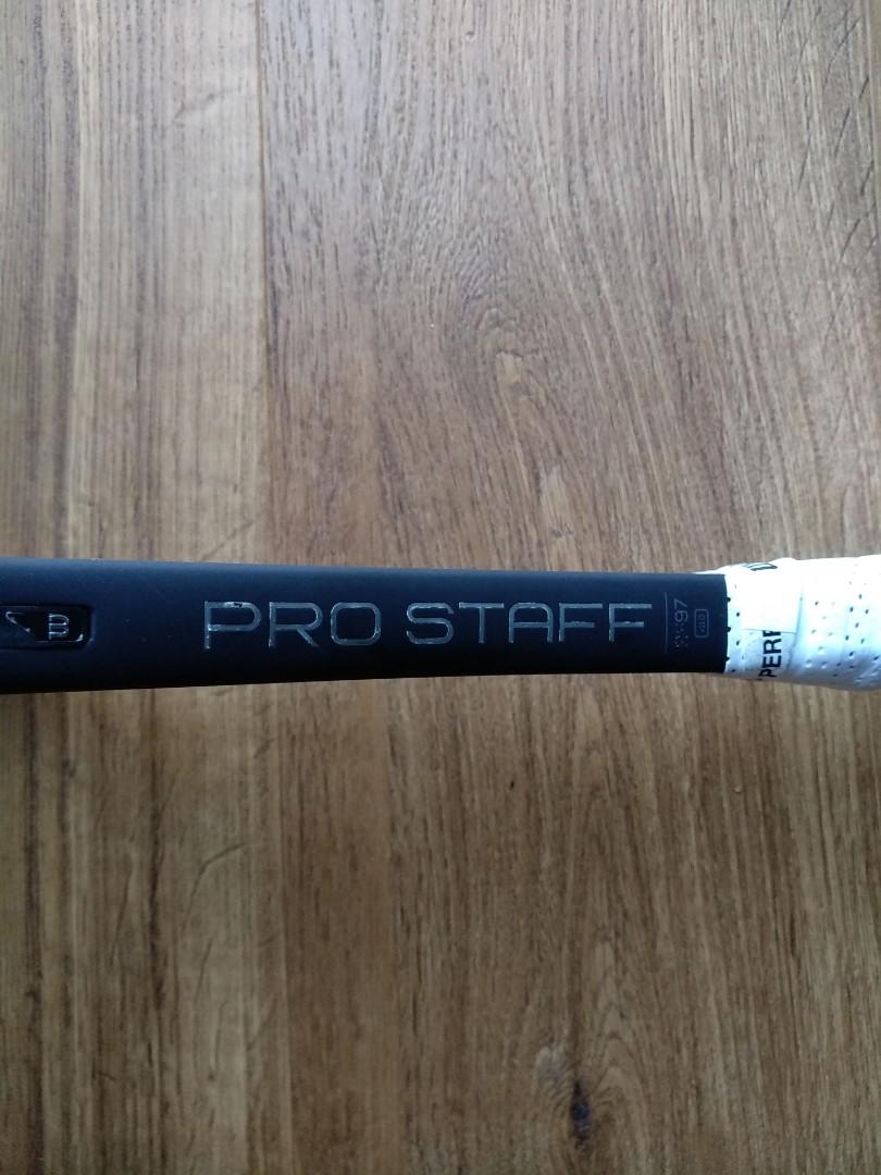 *New Strings* Wilson Pro Staff RF97 v11.0 Tennis Racket, Sports ...