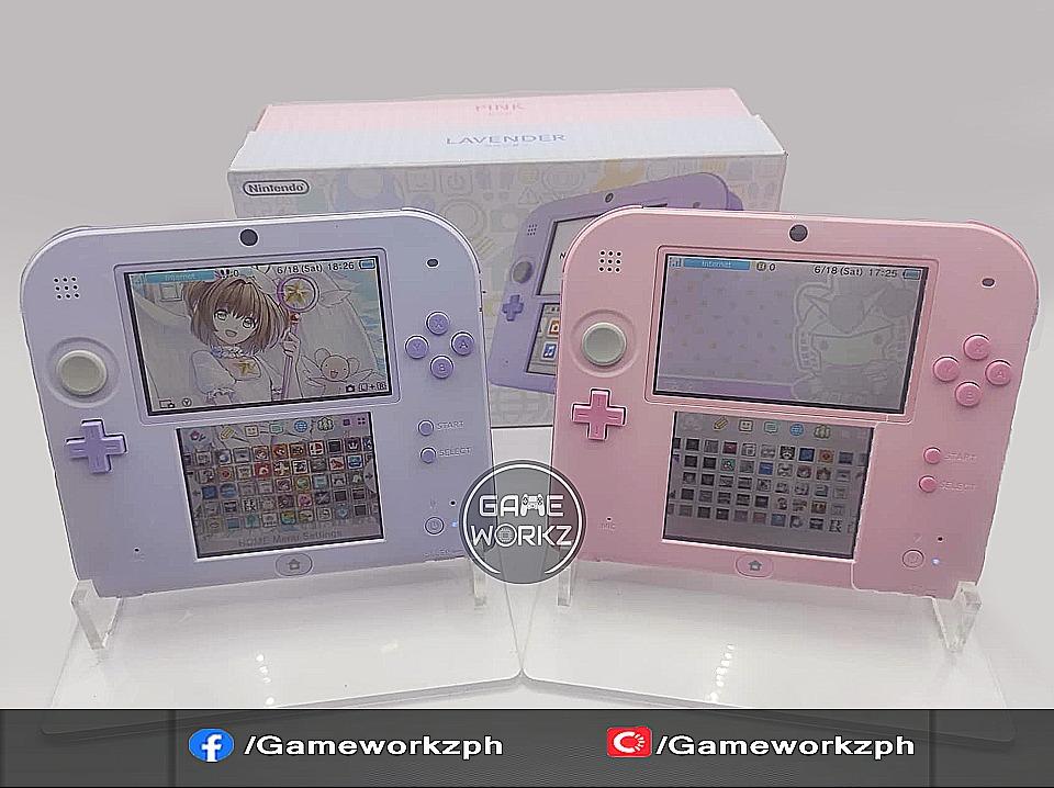 Nintendo 2DS Pink and Nintendo 2DS Lavender (Japan Exclusive Variants ...