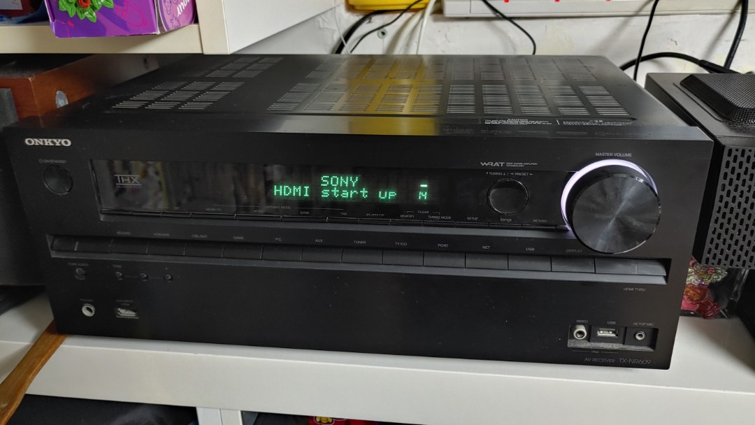 Onkyo TX-NR609 7.2 channel network, 音響器材, Soundbar、揚聲器、藍牙喇叭、耳擴 - Carousell