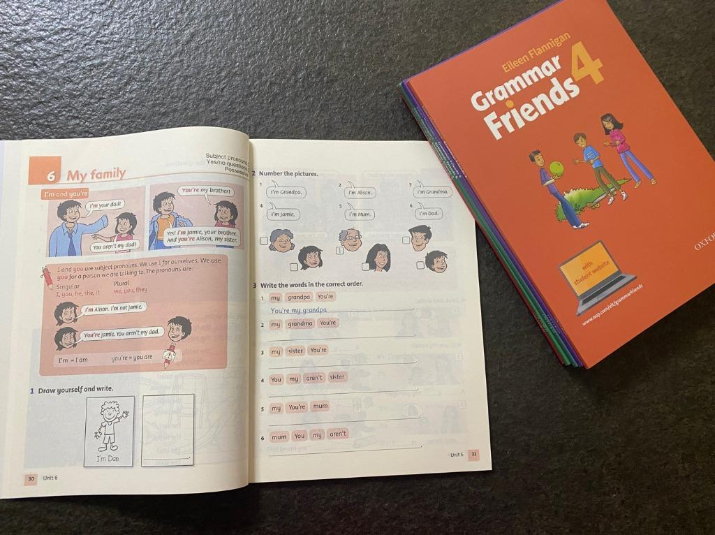 Oxford Grammar Friends (Level 1-6 include Teacher's Books ) 12 books 牛津 ...