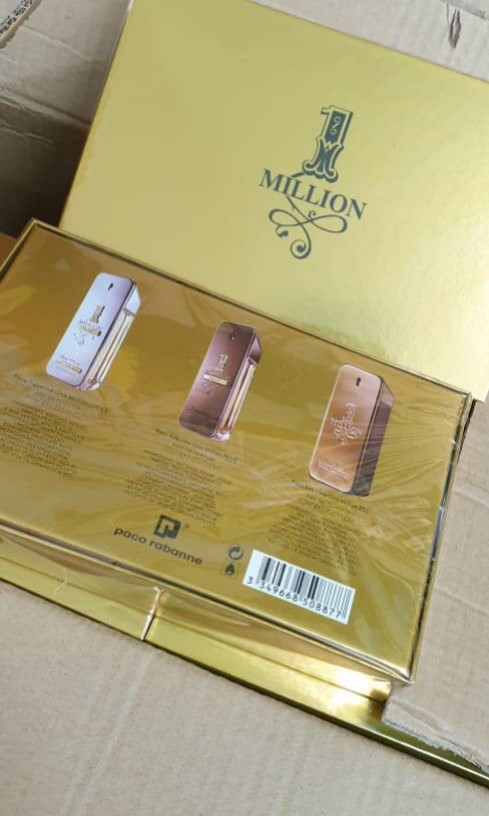 Paco Rabanne One Million 3in1 set, Beauty & Personal Care, Fragrance ...