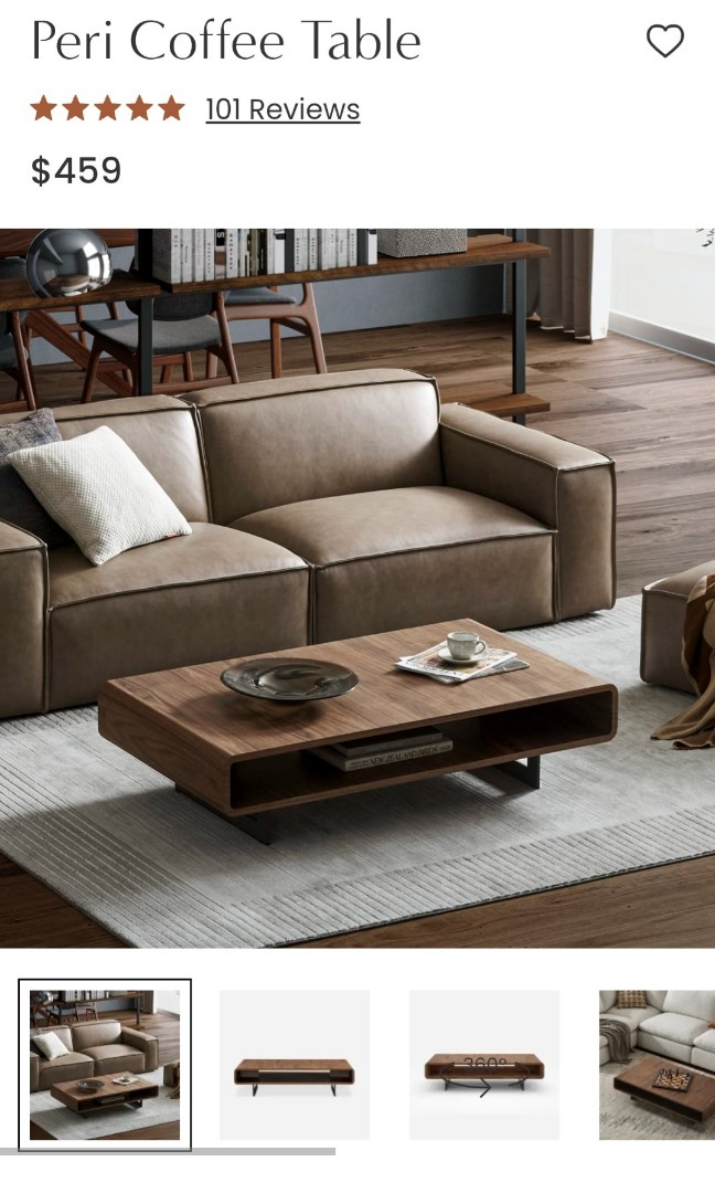 Peri Coffee Table, Furniture & Home Living, Furniture, Tables & Sets on ...