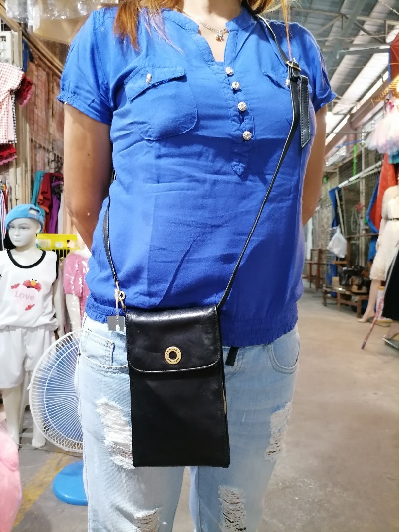 Perlina New York Sling Wallet with Phone Compartment, Women's Fashion ...
