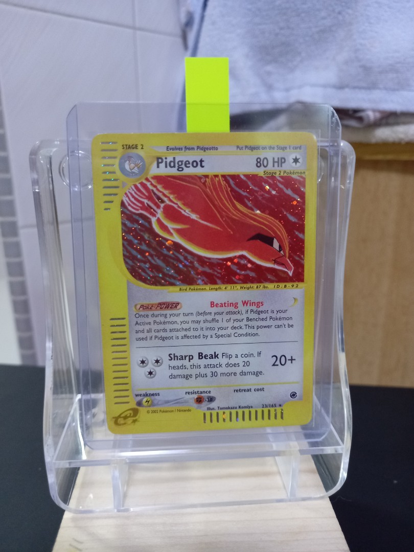 Pidgeot-Pokemon Card, Hobbies & Toys, Toys & Games on Carousell