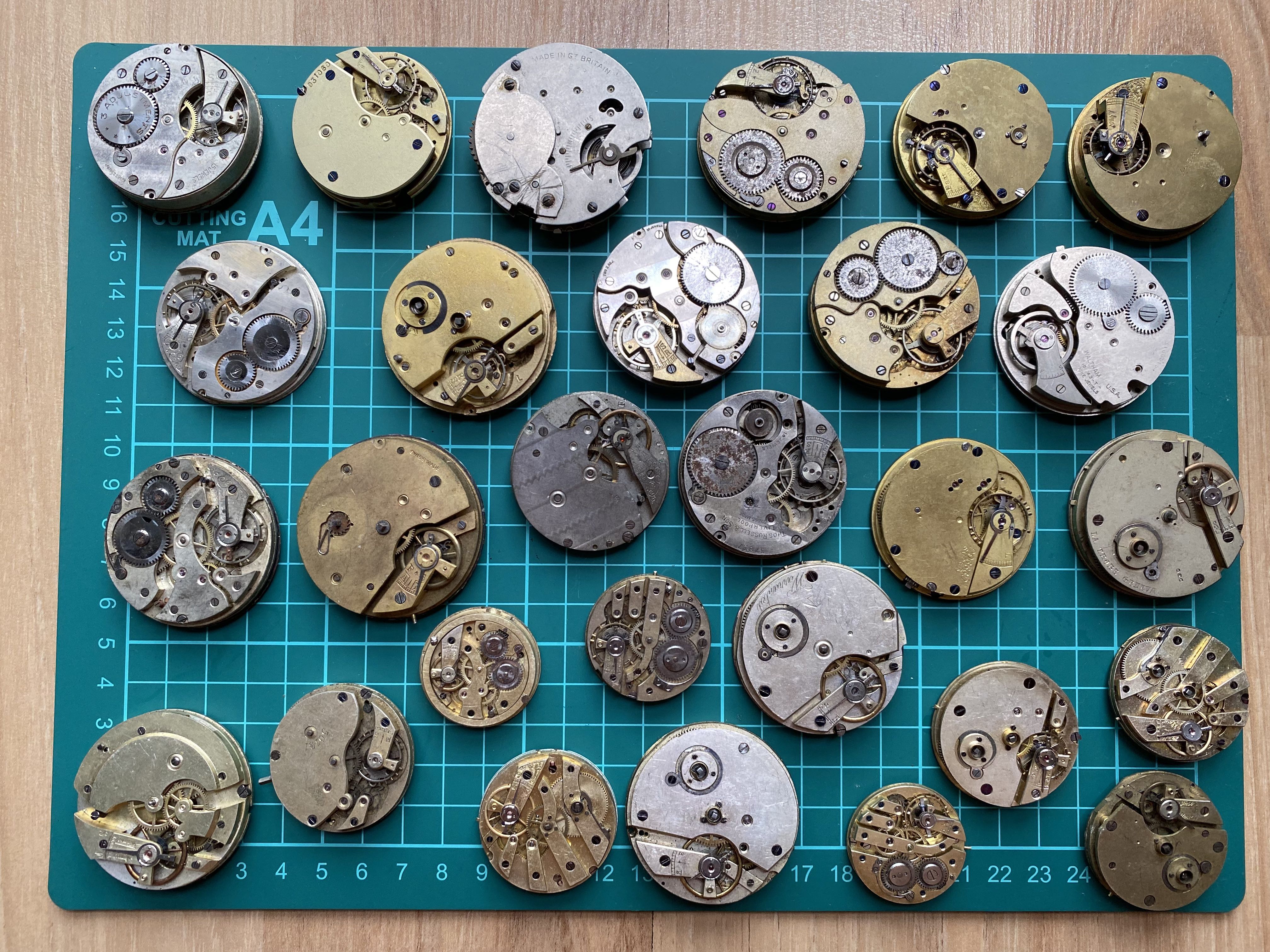 Vintage Pocketwatch movements, Hobbies & Toys, Memorabilia ...