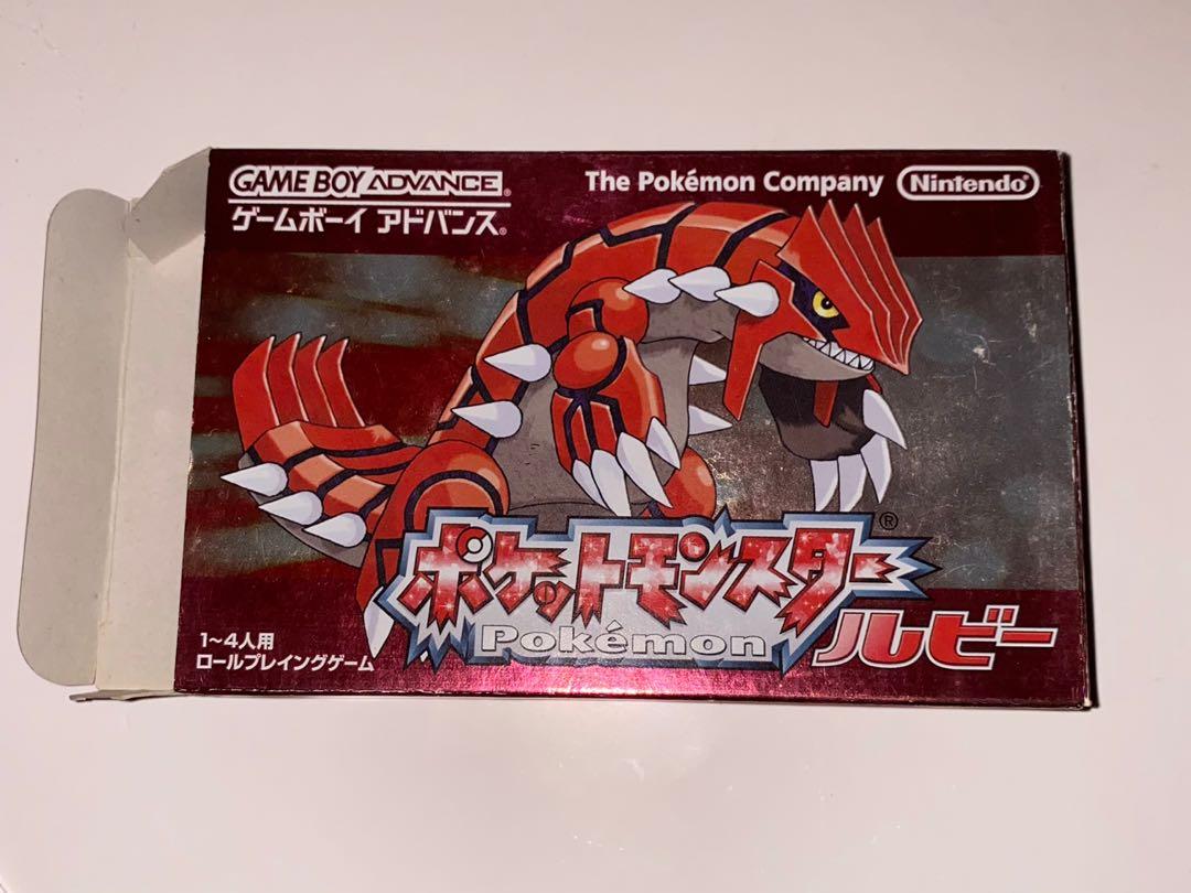 POKEMON RUBY JAPANESE GAMEBOY NINTENDO, Video Gaming, Video Games ...