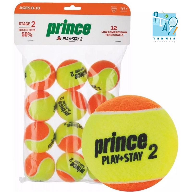 Prince Stage 2 Tennis Ball, Sports Equipment, Sports & Games, Racket ...