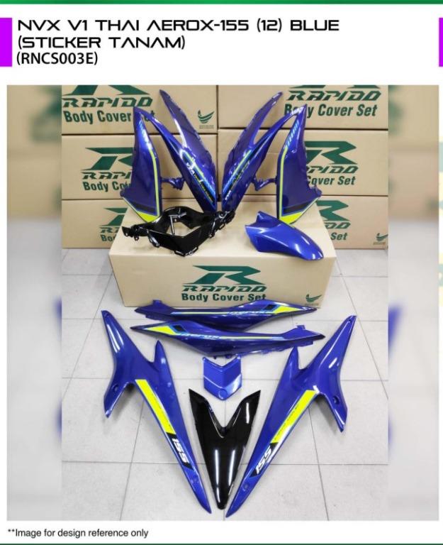 Rapido Cover Set Coverset AEROX155 NVX155 V1 NVX V1 AEROX V1 Colour ...