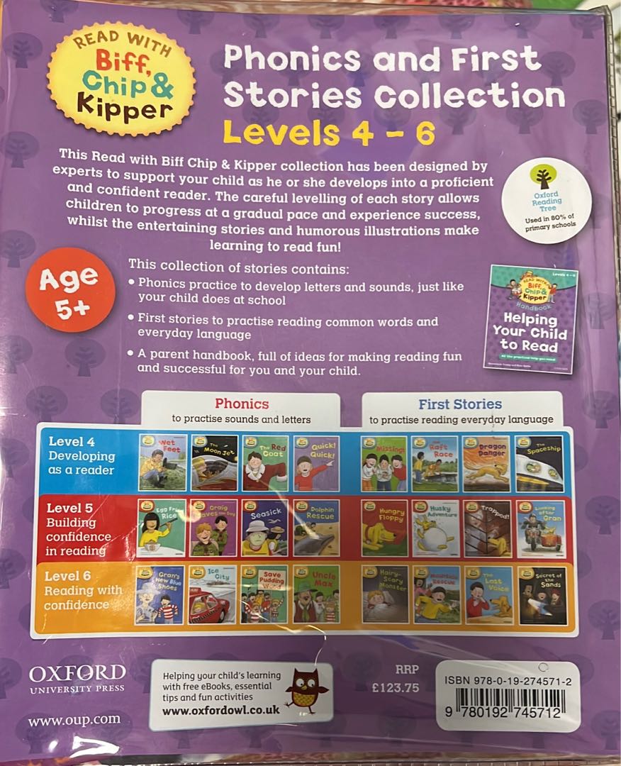 Read with Biff, Chip & Kipper (Phonics and first stories collection ...