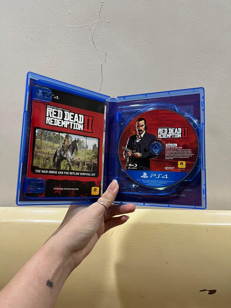 Red Dead Redemption 2 RDR2 PlayStation 4 PS4 Game CD, Video Gaming ...