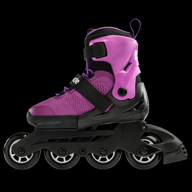 ROLLERBLADE MICROBLADE PURPLE BLACK KIDS SKATES, Sports Equipment ...