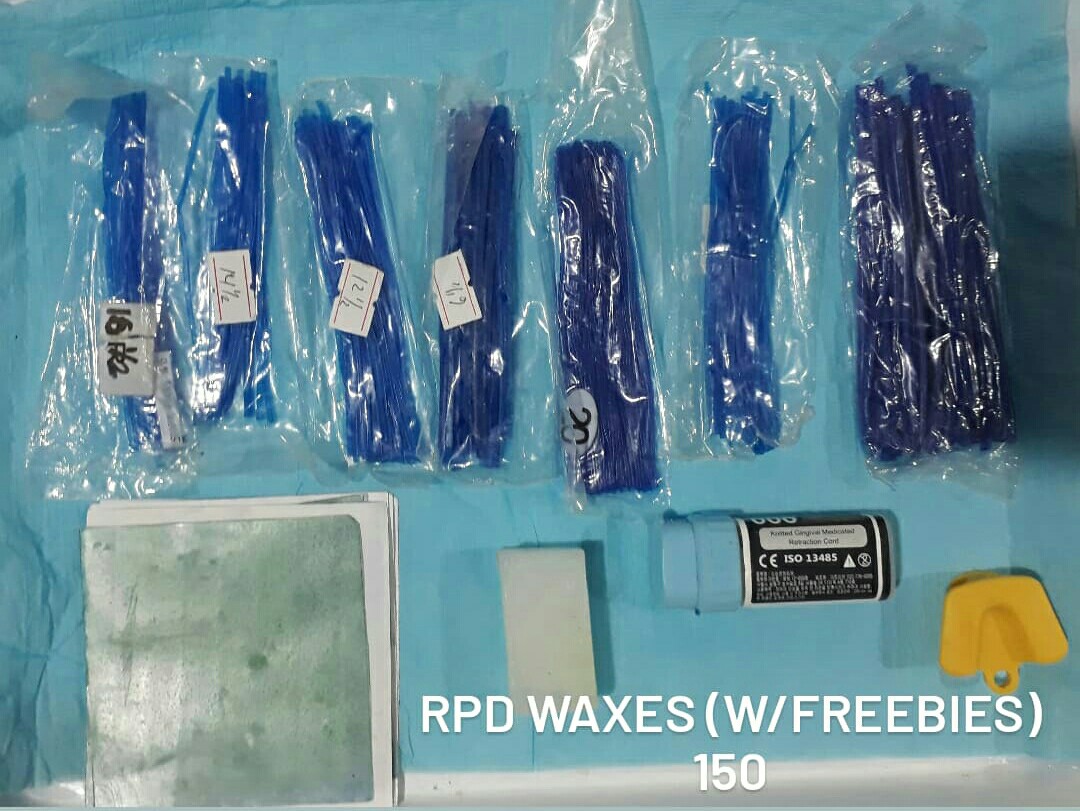 RPD Waxes (Blue and Green wax) and Retraction Cord, Health & Nutrition ...