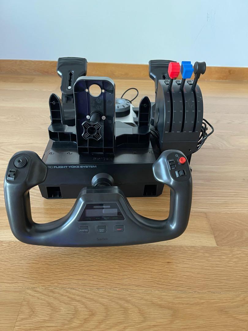 Saitek Logitech Flight controller , throttle and pedals, Video Gaming ...