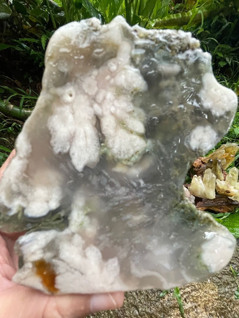 Sakura agate slab (polished), Furniture & Home Living, Home Decor ...