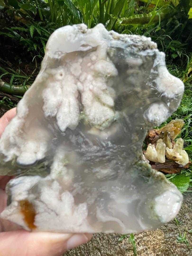 Sakura agate slab (polished), Furniture & Home Living, Home Decor ...