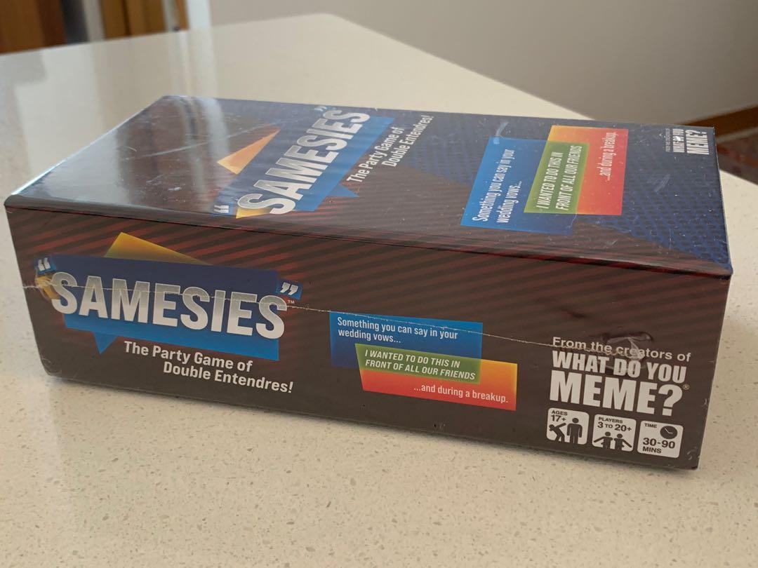 Samesies - Party Card Game of Double Entendres, Hobbies & Toys, Toys ...