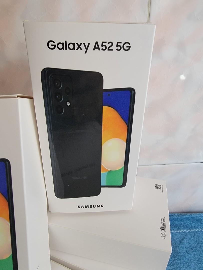 Samsung Galaxy A52 5G BRAND NEW WITH BOX 128GB 6GBRAM, 手提電話, 電話及其他裝置配件, 其他電子周邊配件及產品 - Carousell