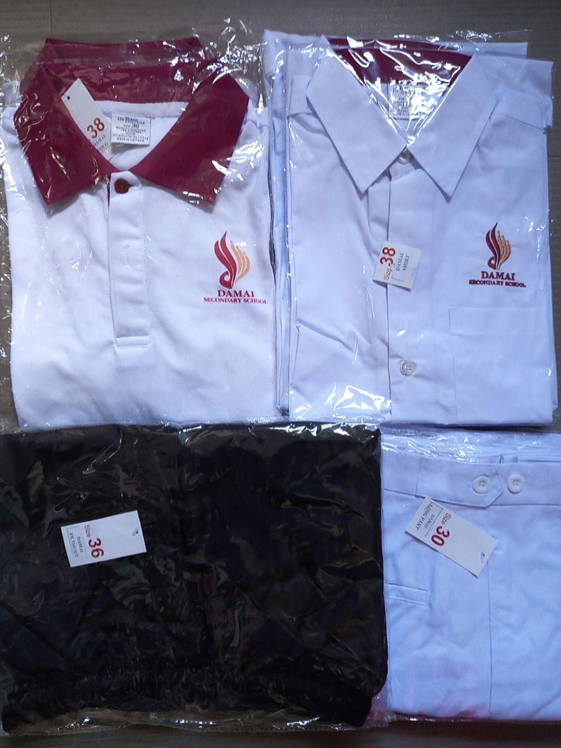 School Uniforms - Damai Sec, Beatty Sec, ITE, Men's Fashion, Tops ...