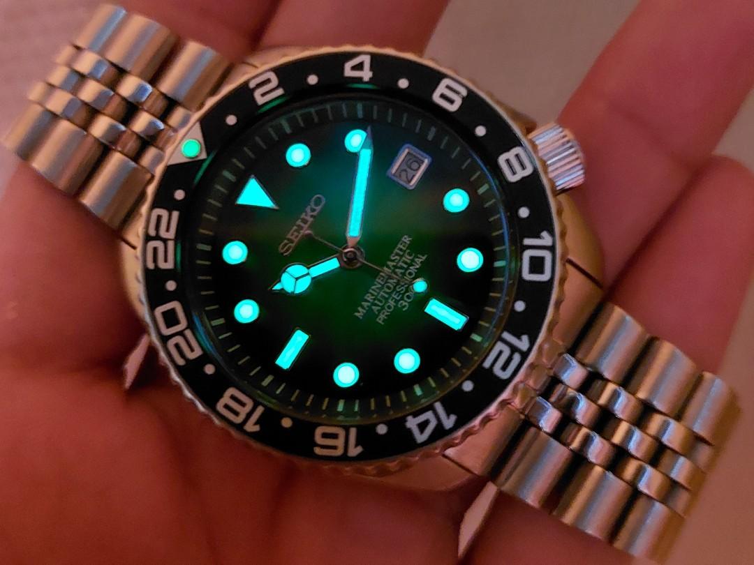 Seiko EMERALD Mod Automatic Diver's Watch, Men's Fashion, Watches ...