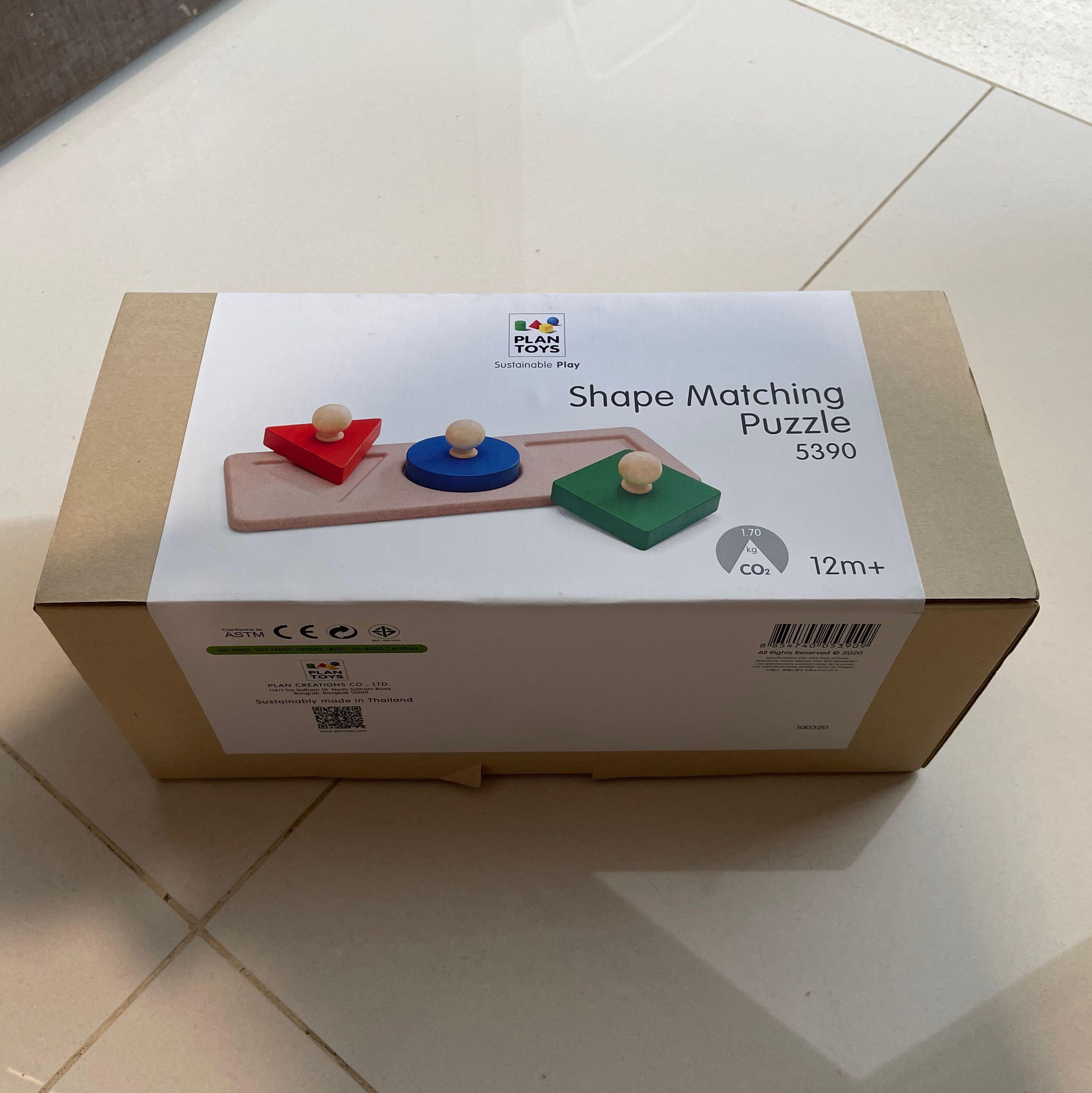 Shape Matching Puzzle, Hobbies & Toys, Toys & Games on Carousell