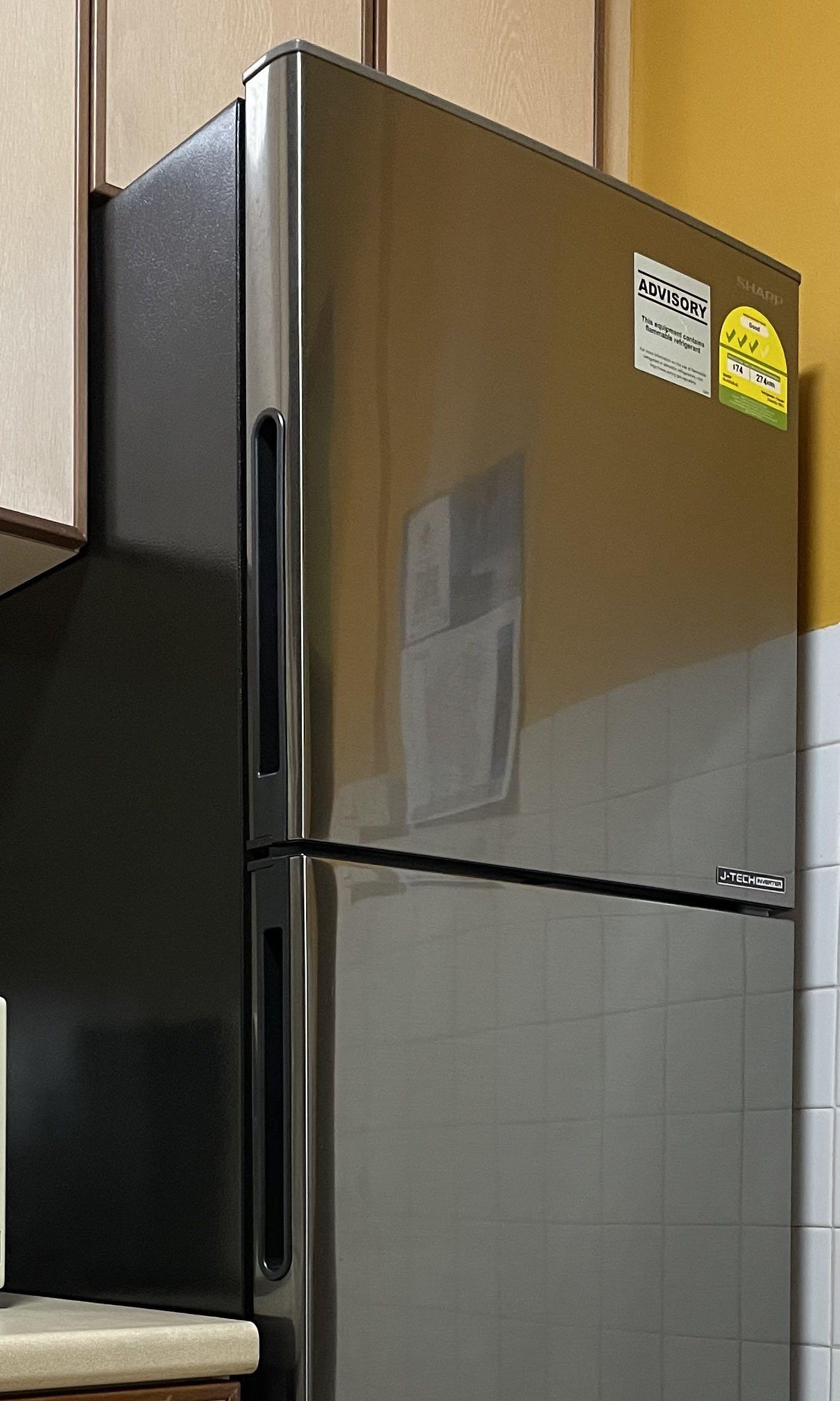 SHARP J-TECH FRIDGE 271L, TV & Home Appliances, Kitchen Appliances ...