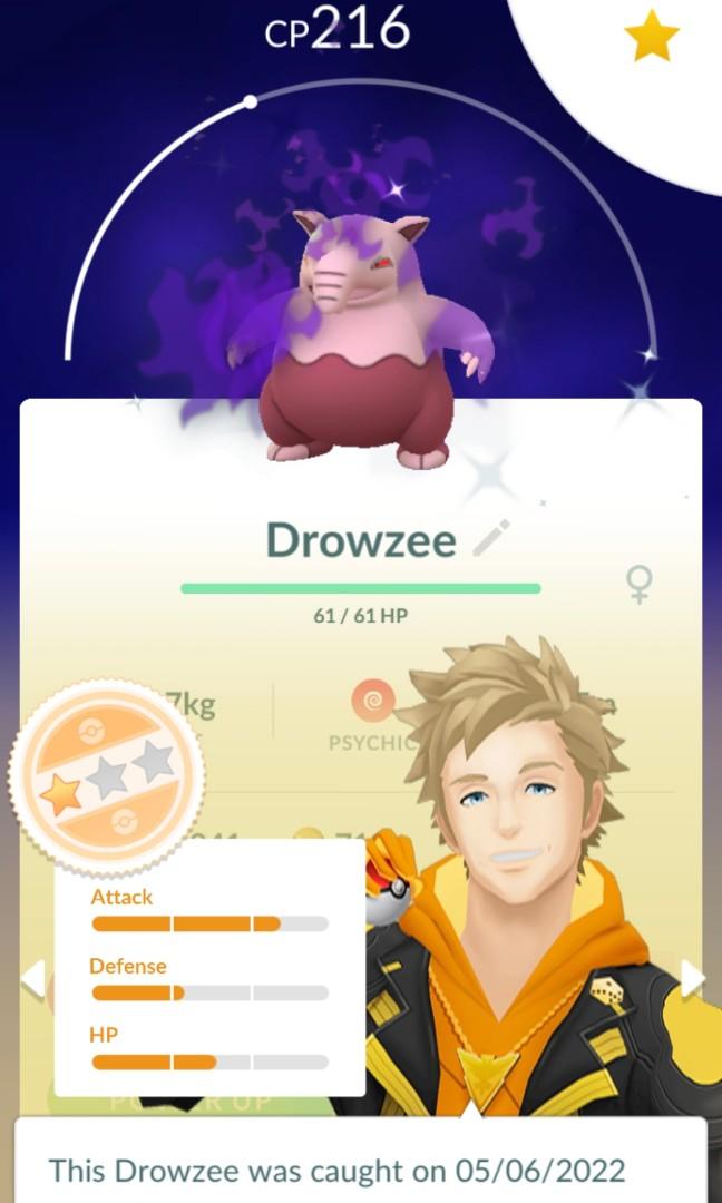 Shiny Shadow Drowzee, Video Gaming, Gaming Accessories, In-Game ...