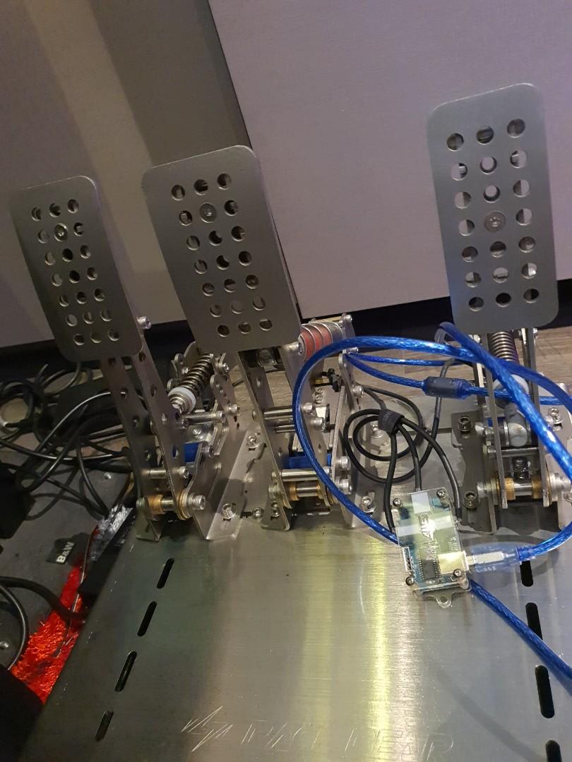 SimX load cell racing pedals, Video Gaming, Gaming Accessories, In-Game ...