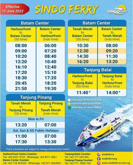 Sindo Ferry Promo to Tanjung Pinang, Tickets & Vouchers, Local ...