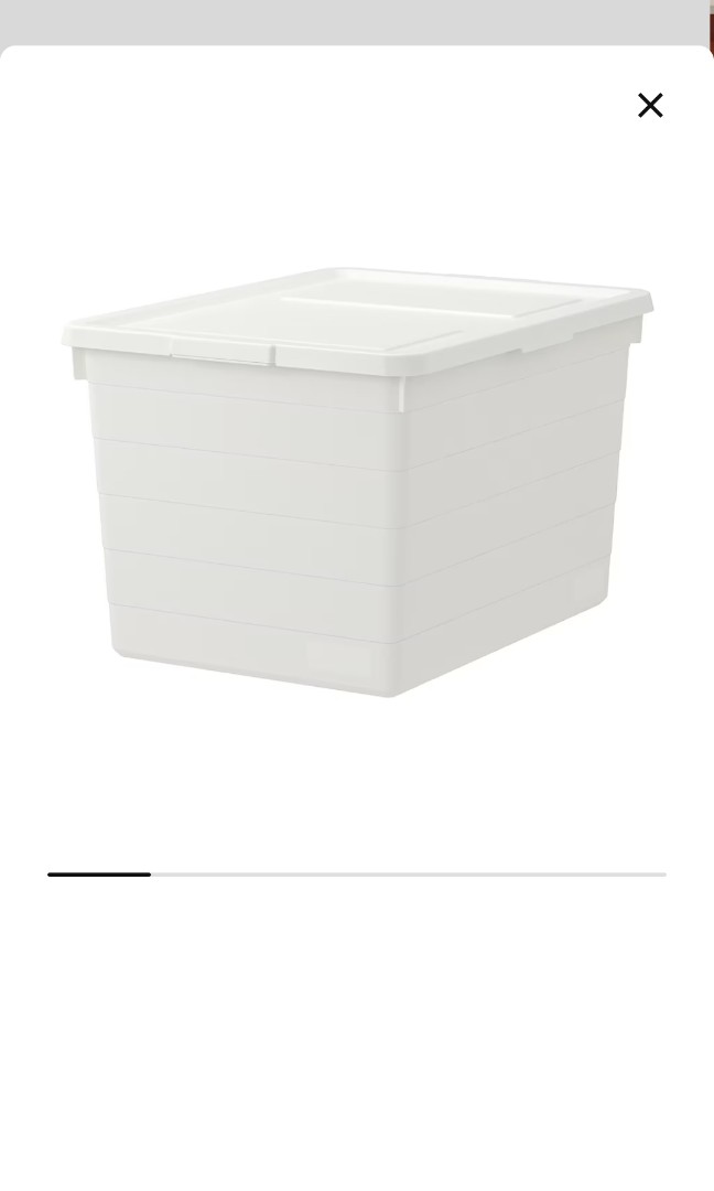 SOCKERBIT Ikea Storage Box with lid, Furniture & Home Living, Home ...